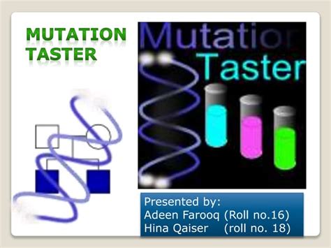 Mutation Taster Clinical And Molecular Characterization And Discovery