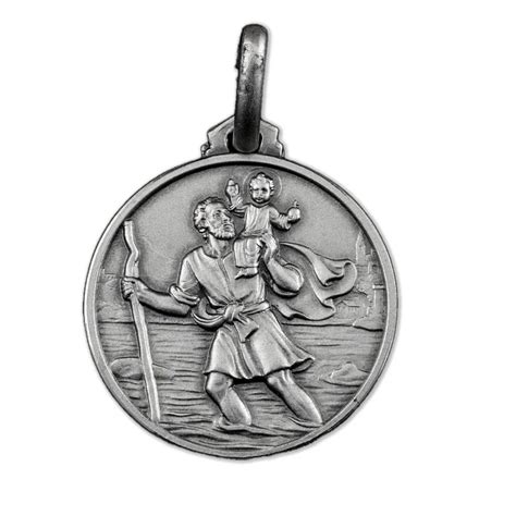 St Christopher Medal The Patron Saint Of Travelers Catholic Ts