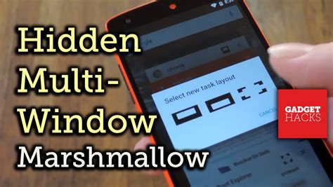 Enable The Hidden Multi Window Mode In Android Marshmallow How To Youtube