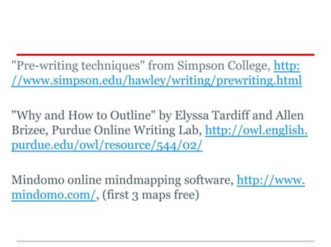 Lesson 9 Prewriting Brainstorming And Outlining Pdf Screenwriting