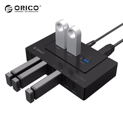 ORICO USB HUB Ports USB HUB Gbps Power Adapter High Speed Splitter Adapter For PC