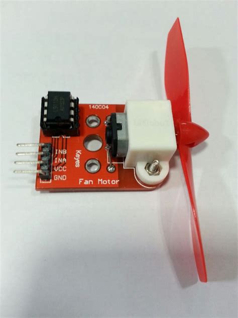 L9110 Fan Motor Module With Fan Propeller Rajiv Electronics