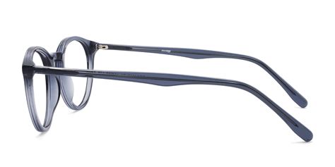 Wave Oval Gray Eyeglasses Mouqy Eyewear