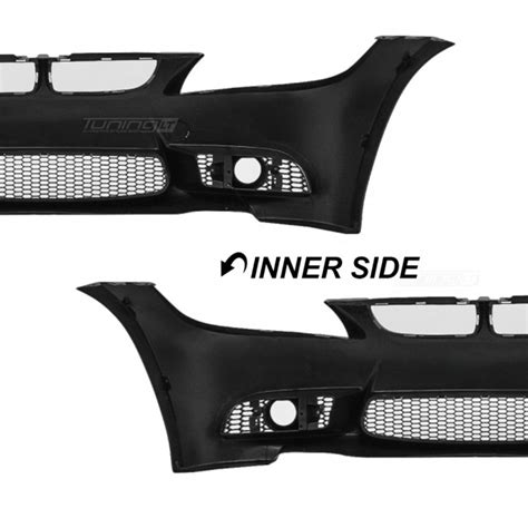 For Bmw E90 E91 M3 Style Front Bumper With Clear Fog Lights
