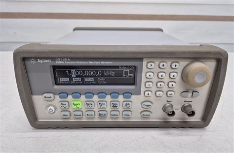 Agilent 33220a 20mhz Function Arbitrary Waveform Generator Rescience