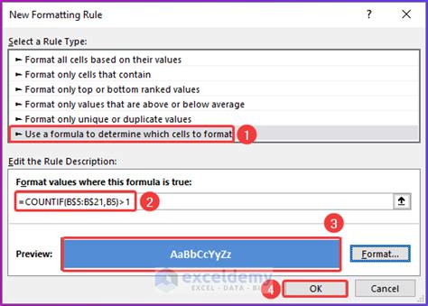 how to compare rows for duplicates in excel 3 easy methods