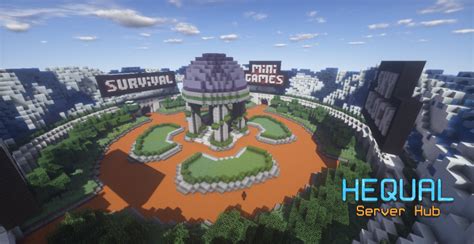 HEQUAL Server Hub Lobby Spawn DOWNLOAD Minecraft Map