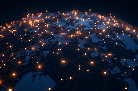 Premium Photo Abstract Representation Of Global Connectivity