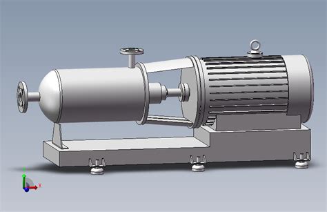 卧式多级泵GLF2 300高压泵 SOLIDWORKS 2018 模型图纸下载 懒石网