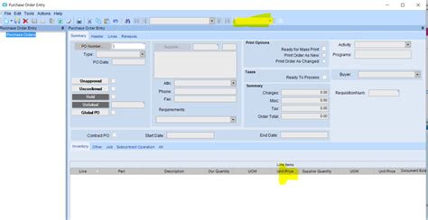 Formatting Unitprice In Gridview Purchase Order Epicor Erp 10