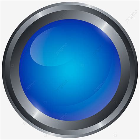 Buttons Glass Vector Art Png Vector Of Circle Glass Button Circle Glass Button Png Image For