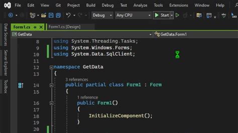Get Data From Database Sql Server Into The Datagridview In C Youtube