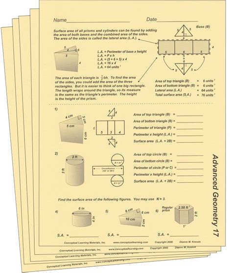 Advanced Geometry Conceptual Learning Materials
