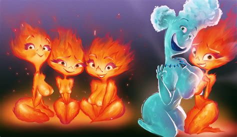 Post Cinder Lumen Elemental Pixar Ember Lumen Inker Comics Lake Ripple