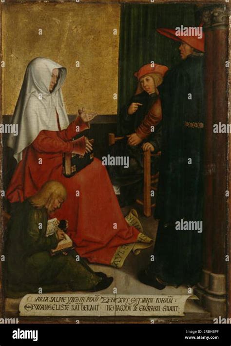 St Mary Salome And Zebedee With John The Evangelist And James The