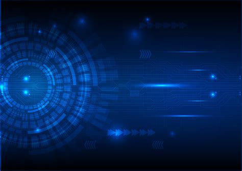 Digital Technology Circuit Abstract Background Vector Illustration