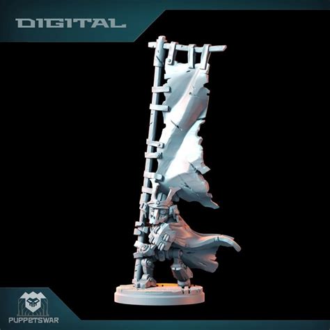 3d Printable Wagzai Bushi Orc Boss By Puppetswar Miniatures