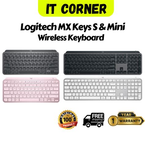 Logitech Mx Keys S Wireless Keyboard Mx Keys Mini Shopee Malaysia
