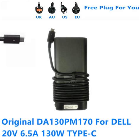 Original Da130pm170 20v 65a 130w Type C Usb Ha130pm170 Ac Adapter For