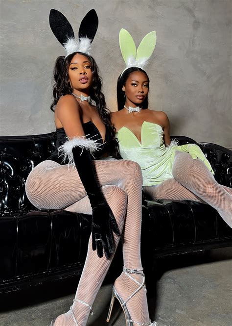 Sexy Velvet Fur Bunny 2022 Halloween Costume Lorlie Lorlie