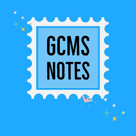 Free Gcms Notes