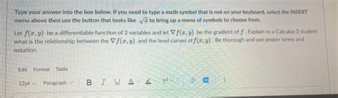 Solved Type Your Answer Into The Box Below If You Need To