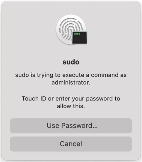 Terminal Secure Keyboard Entry And Sudo With Touch Id On Macos Alan