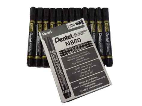 Permanent Marker Chisel Head Black Pack Of Available From Access Direct Distributors