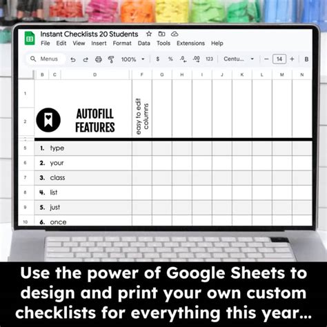 Class Checklists Editable Class Checklists By Ladybug S Teacher Files