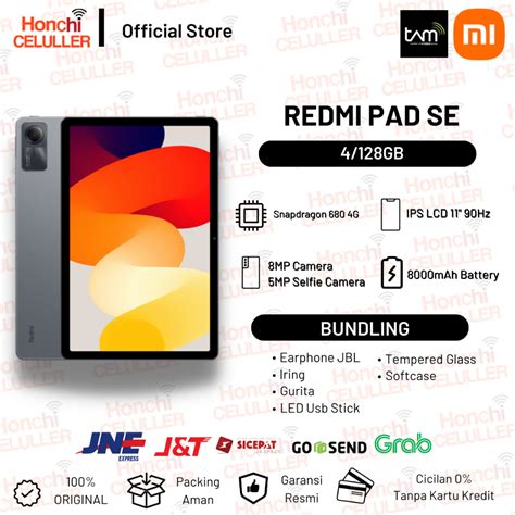 Jual Xiaomi Redmi Pad Se Gb Garansi Resmi Xiaomi Indonesia Tam Original Wifi Only