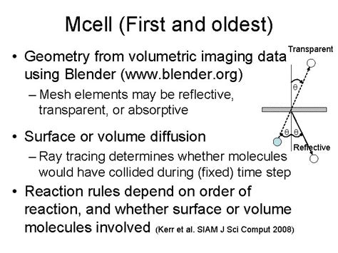 Spatial Stochastic Simulators Kim Avrama Blackwell George Mason