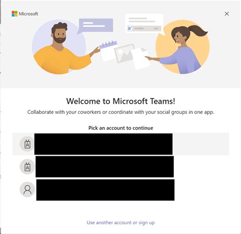 how to add another account to the pick an account window r