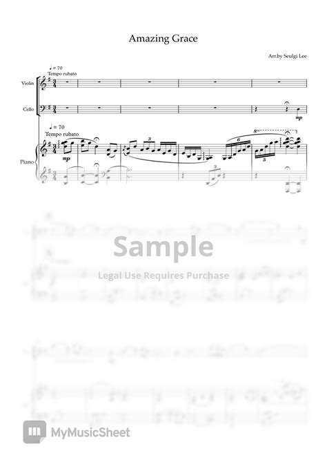 John Newton Amazing Grace Piano Trio Ver Feat Arirang 피아노트리오