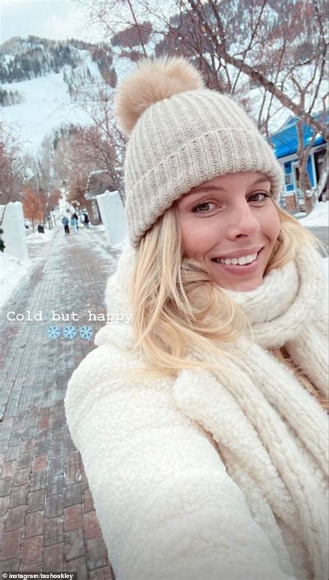 Natasha Oakley Covers Up Her Sensational Curves During Aspen Getaway