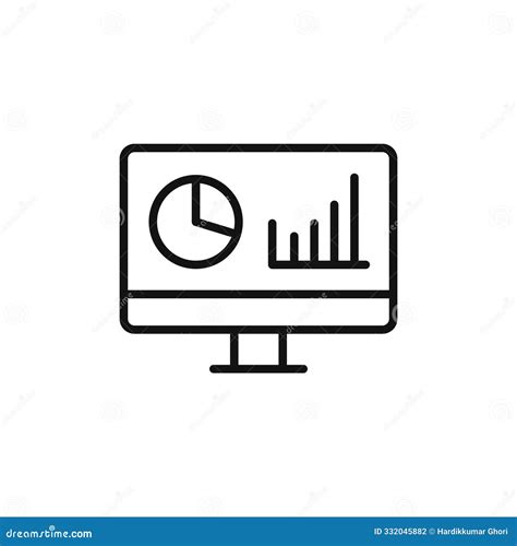 Admin Dashboard Icon Symbol On White Background Vector Illustration 332400090