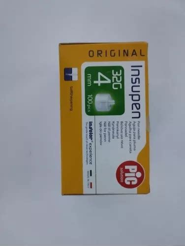 Agujas Para Lápiz Insulina Insupen 4mm 32g 100 Unidades Cuotas Sin