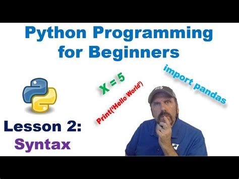 Free Video Python Programming Made Easy For Beginners Understanding Syntax From Bryan