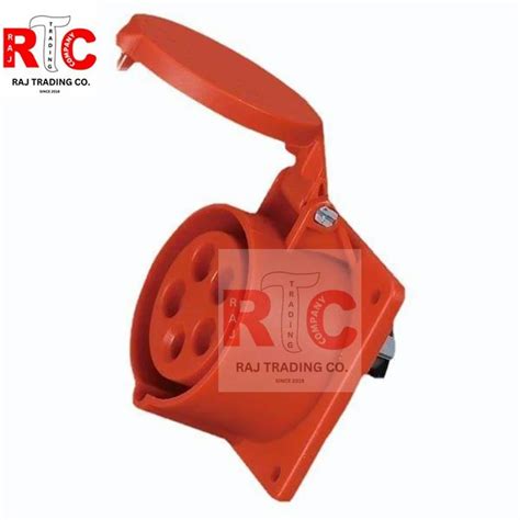32 A 5 Pin Industrial Panel Socket At ₹ 88 Piece Industrial Socket In Navi Mumbai Id