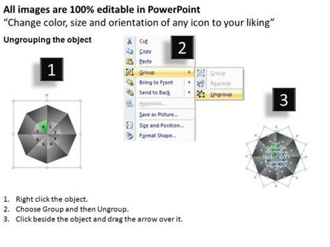 Powerpoint Template Chart Quadrant Diagram Ppt Design