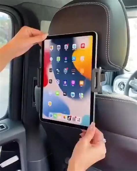 Headrest Tablet Mount [video] [video] Tablet Tablet Mount Ipad Car Mount