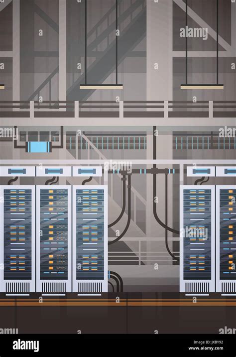 Data Center Room Hosting Server Computer Information Database