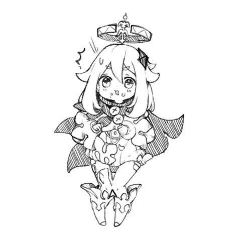 Paimon Genshin Impact Drawn By Nakanoyae Danbooru