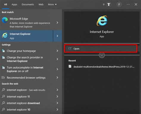 How To Open Internet Explorer In Windows 10 5 Quick Methods