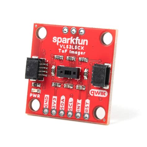 sparkfun qwiic tof imager vl53l5cx multizone distance measurements up