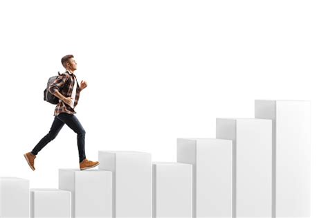 막대 차트에서 달리는 남자 십대 학생의 전체 길이 프로필 사진 18 19세에 대한 스톡 사진 및 기타 이미지 18 19세