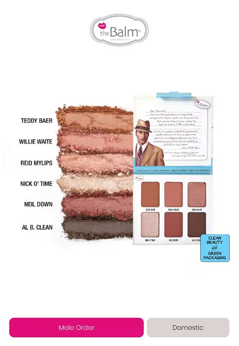 Jual The Balm Thebalm Male Order Domestic Class Eyeshadow Palette