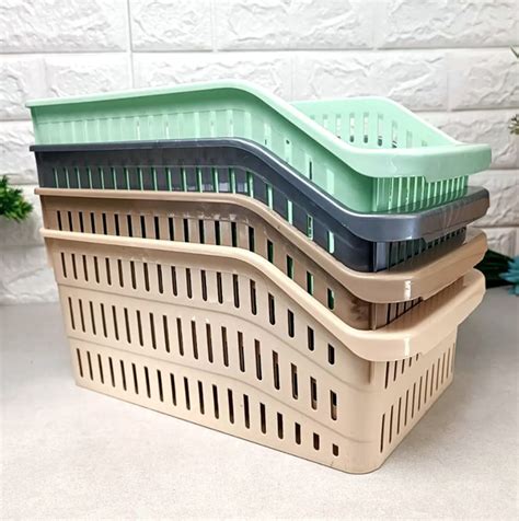 Контейнер Органайзер для Холодильника 30х20х13см Ящик Корзина для Хранения Овощей и Фруктов — в