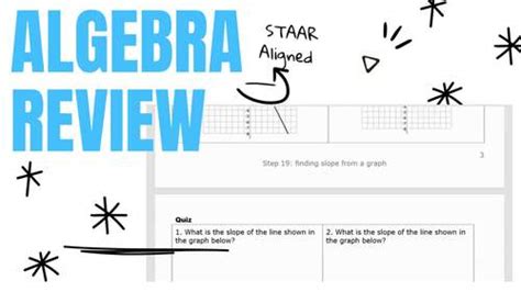 Algebra Staar Eoc Review With Teks 45 Lessons Stations By Emily Mahoney