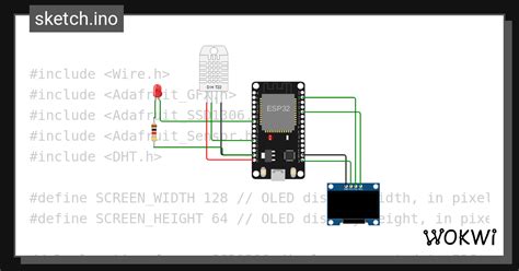 Sıcaklık Ve Nem Takibi Projesi Wokwi Esp32 Stm32 Arduino Simulator