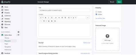 How To Start A Shopify Blog To Grow Your Online Store OneCommerce S Blog